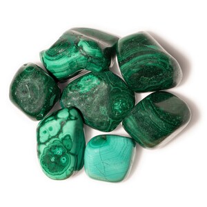 Tumbled Malachite, Bulk Gems and Stones, Wire Wrapping Crystals for ...