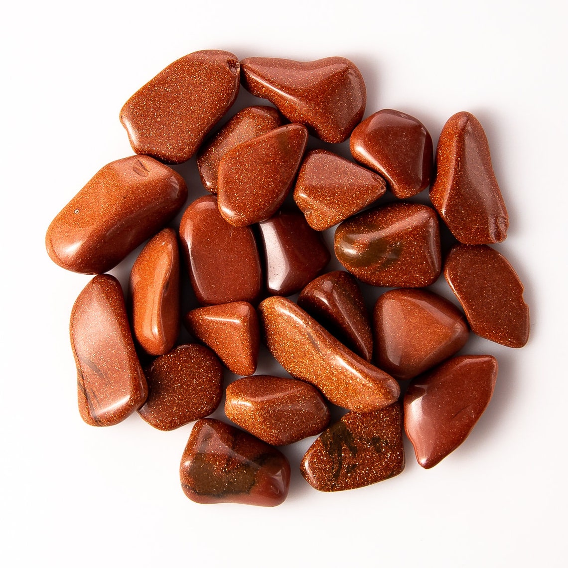 Red Goldstone Tumbled Gemstone Bulk Gems Wire Wrapping | Etsy