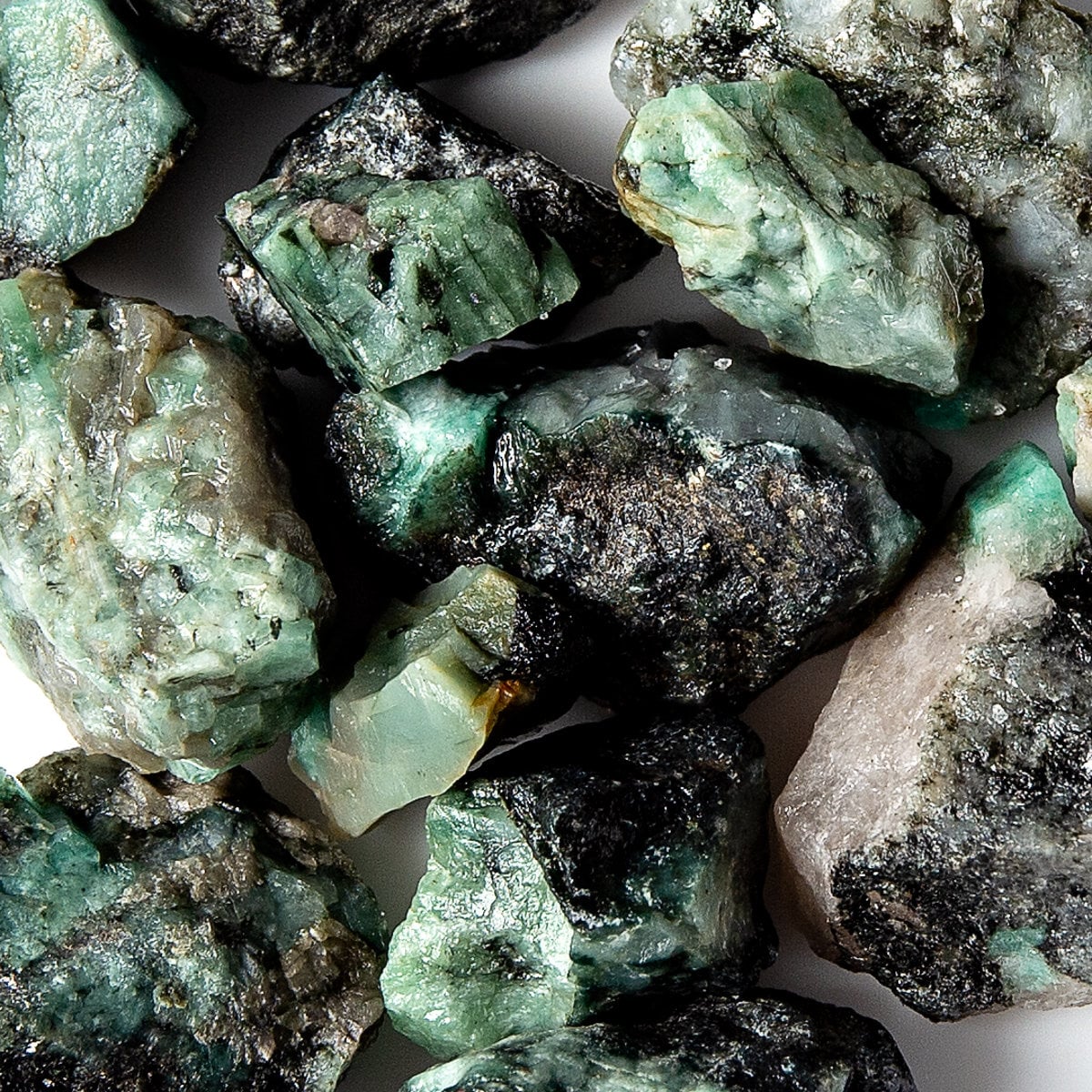 Raw Emerald, Wire Wrapping Crystals, Natural Gemstones for Jewelry ...