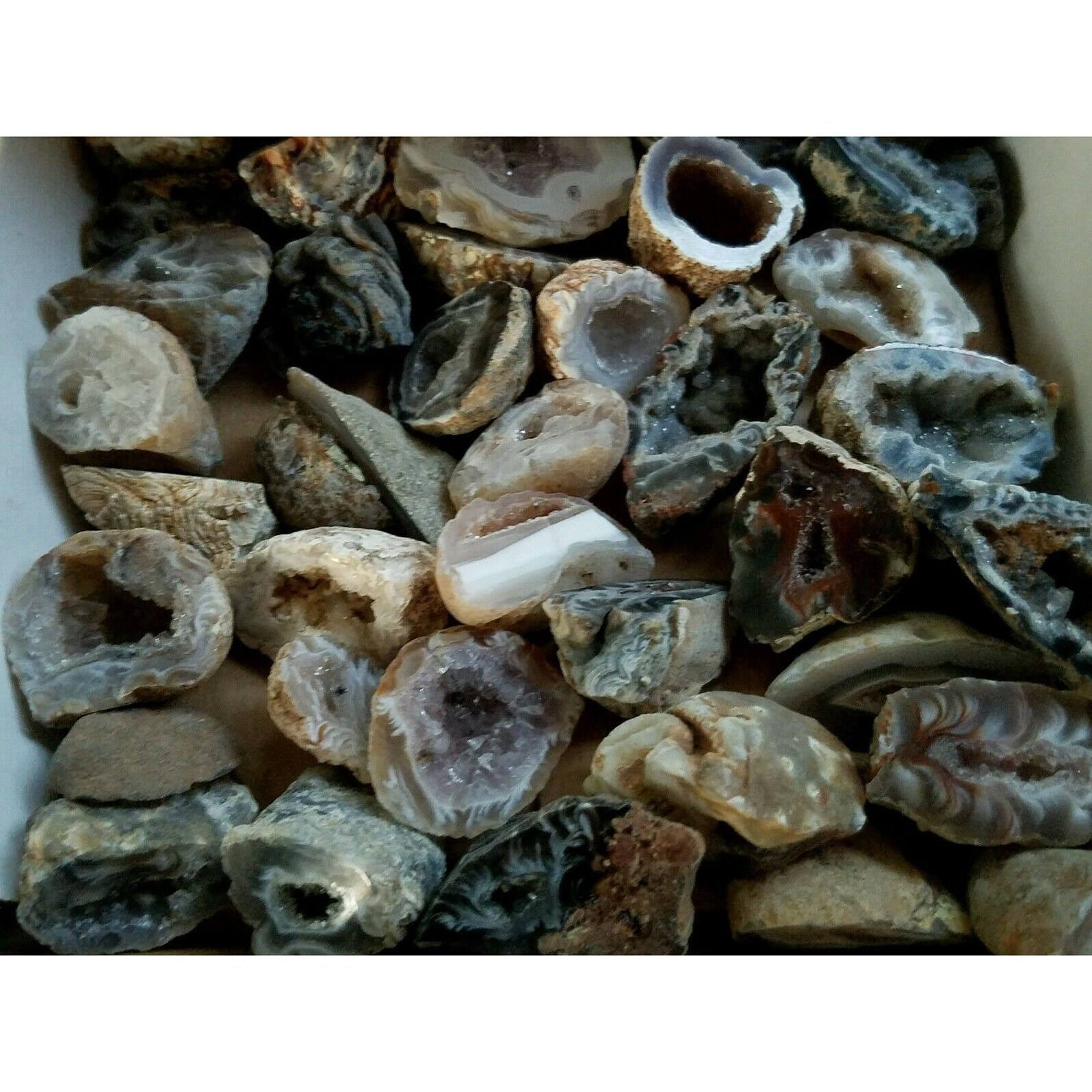 Oco Agate Geode Mini Geode Bulk Rough Crystals Jewelry - Etsy