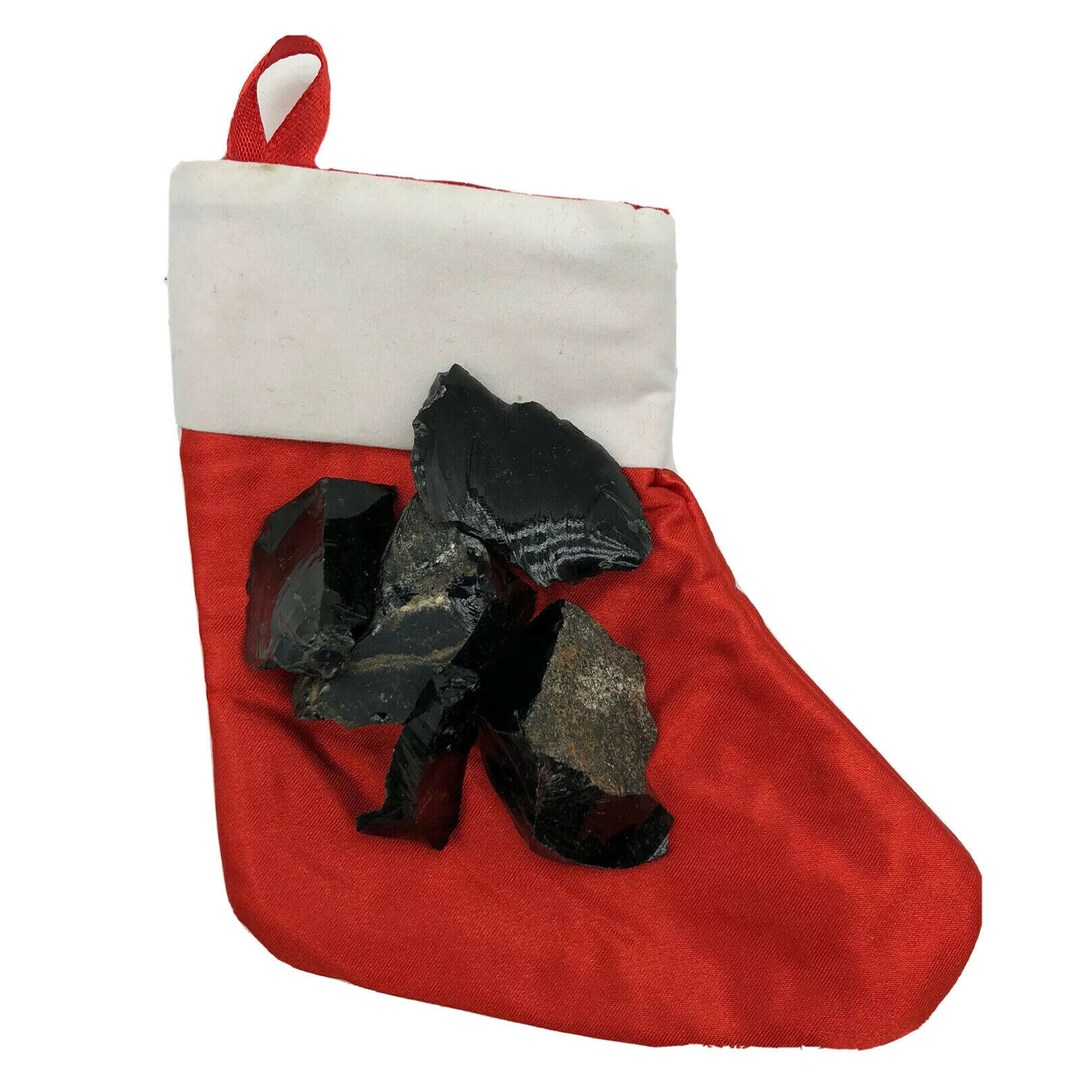 Raw Obsidian Stone, Joke Gifts for Adults, Rockhound Gift, Coal Gag ...