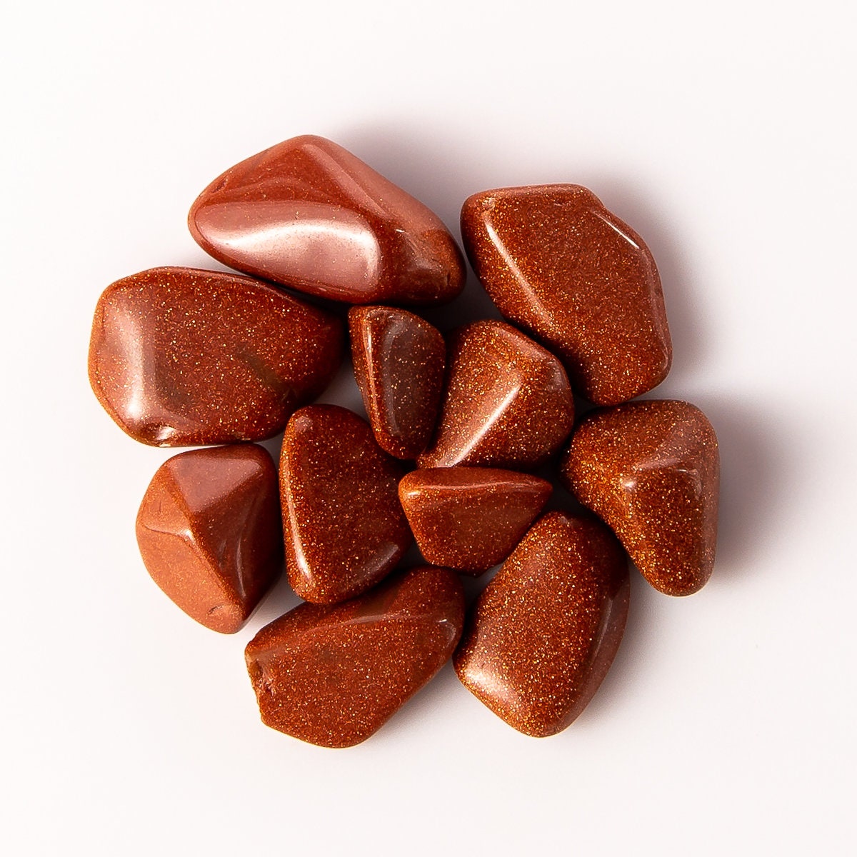 Red Goldstone Tumbled Gemstone Bulk Gems Wire Wrapping | Etsy