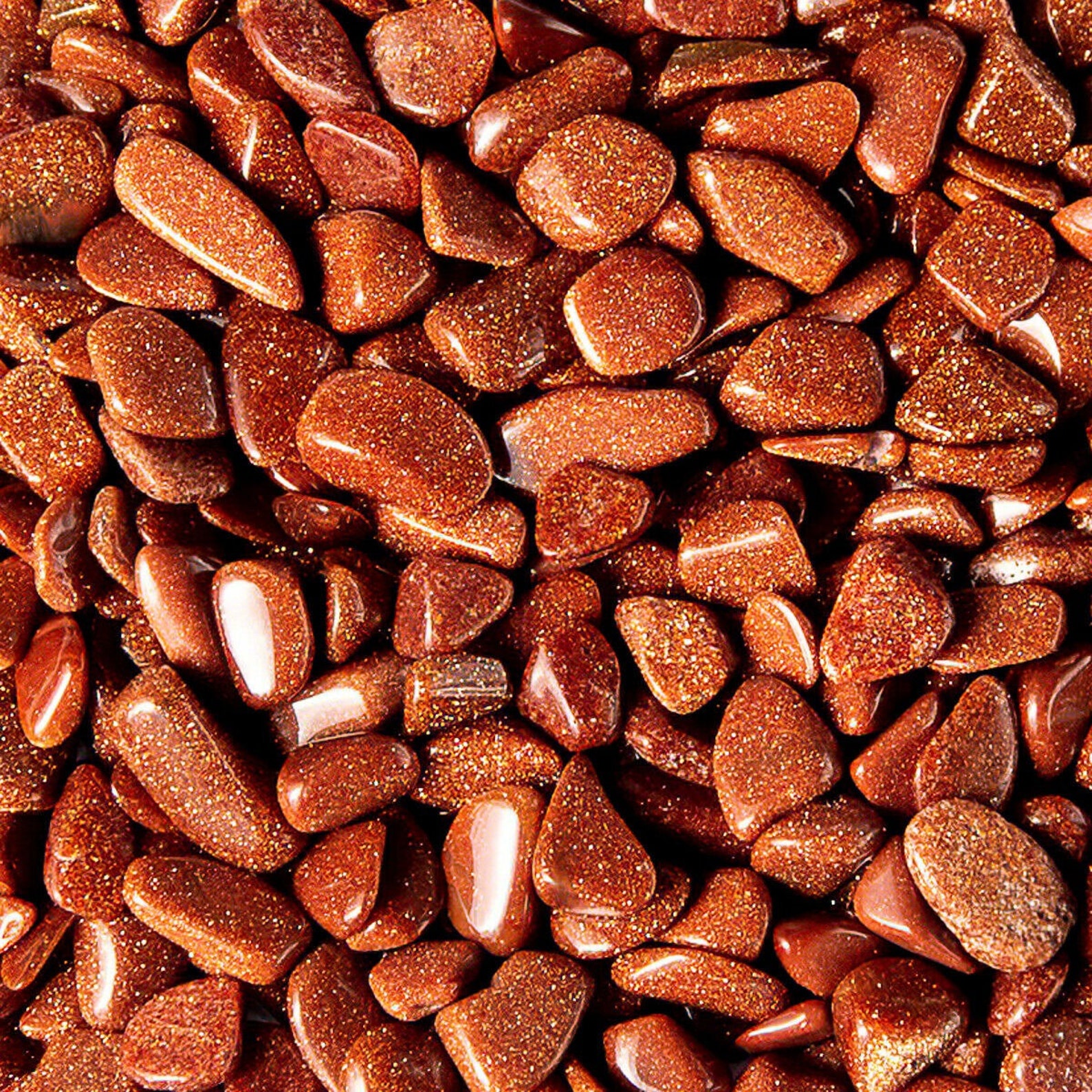 Red Goldstone, Gemstone Chips, Tumbled, Bulk Gems and Stones, Crystals ...