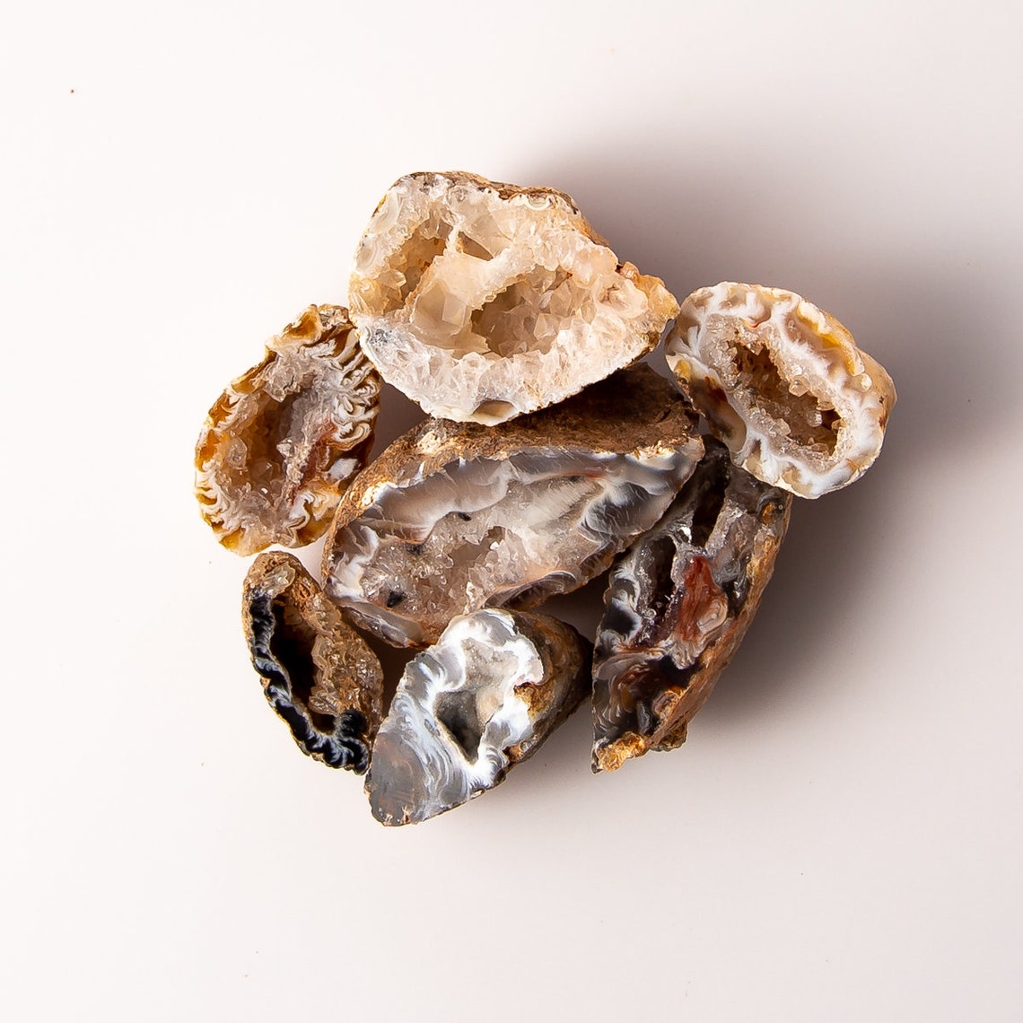 Oco Agate Geode Mini Geode Bulk Rough Crystals Jewelry - Etsy