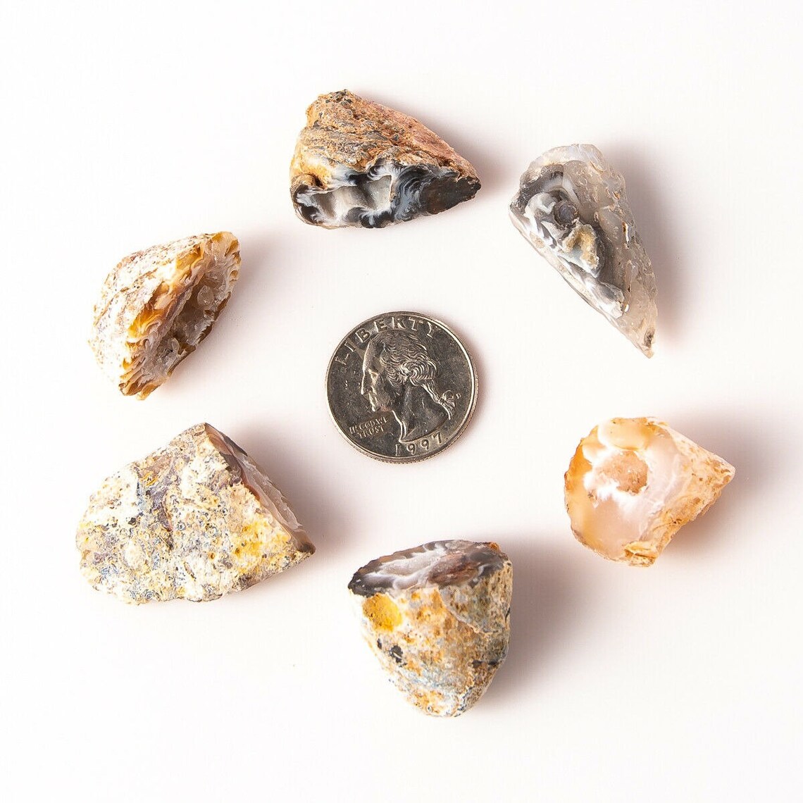 Oco Agate Geode Mini Geode Bulk Rough Crystals Jewelry - Etsy