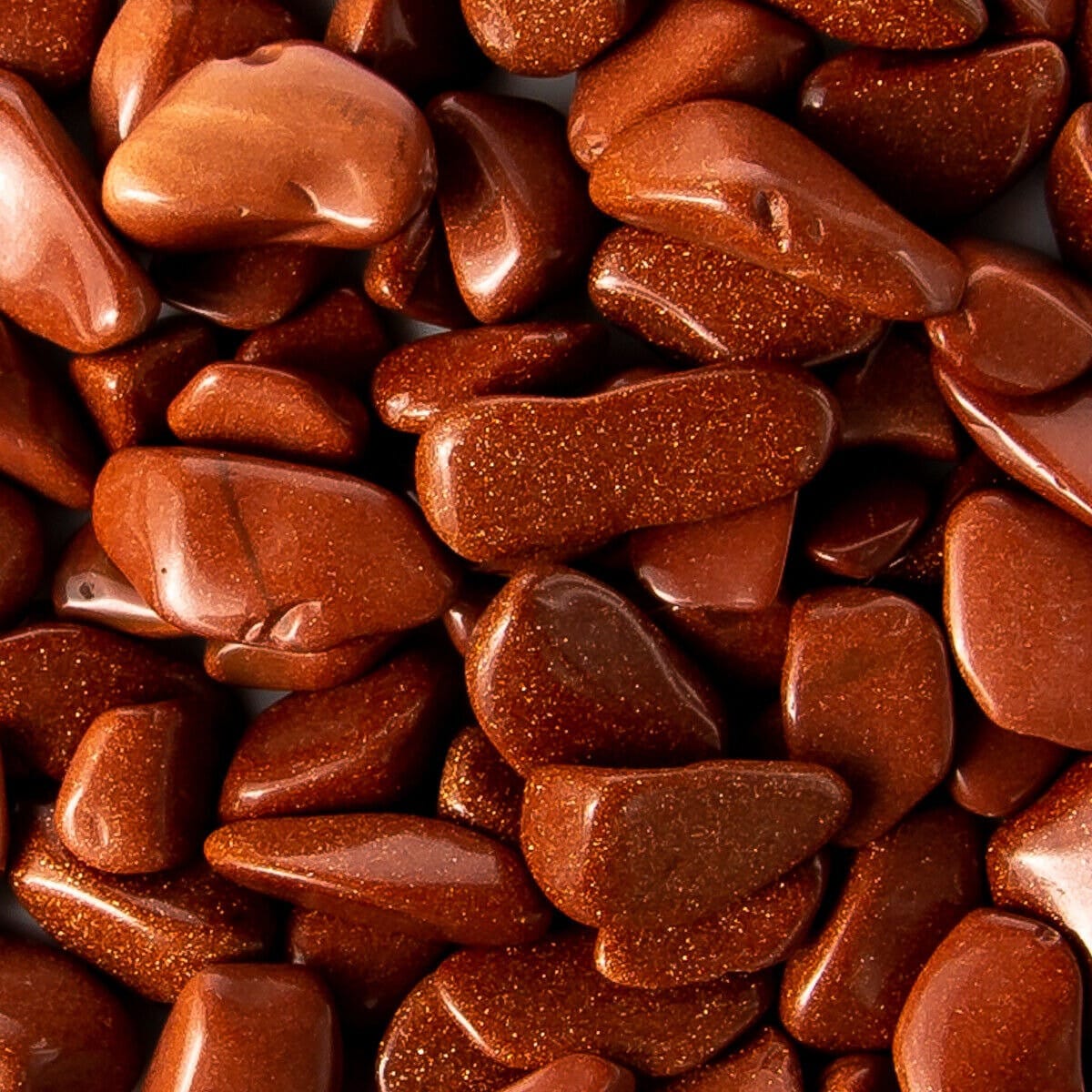 Red Goldstone Tumbled Gemstone Bulk Gems Wire Wrapping | Etsy