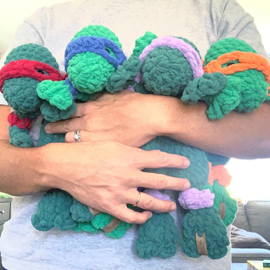 Ninja Turtle Lovey Ready-to-ship Ninja Turtle Stuffed Animal - Etsy