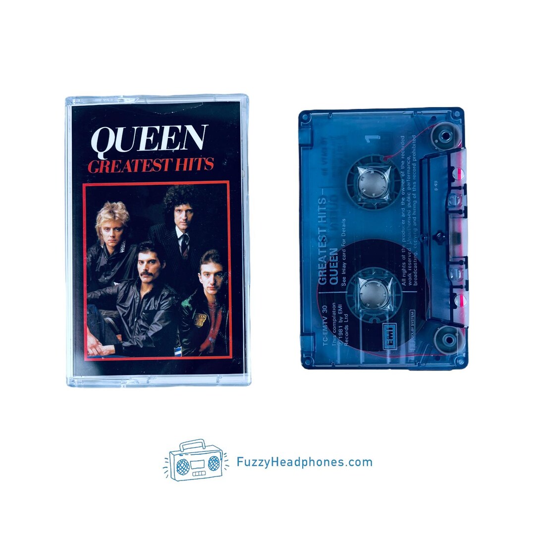 Queen Greatest Hits Cassette Tape (1981) We Will Rock You, We Are the ...