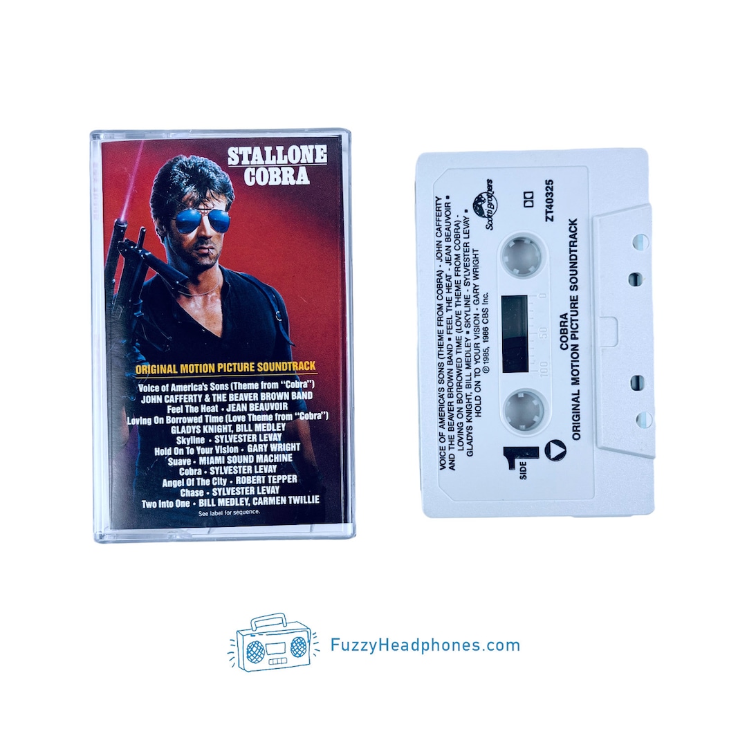 Cobra Soundtrack Cassette Tape 1986 Sylvester Stallone - Etsy