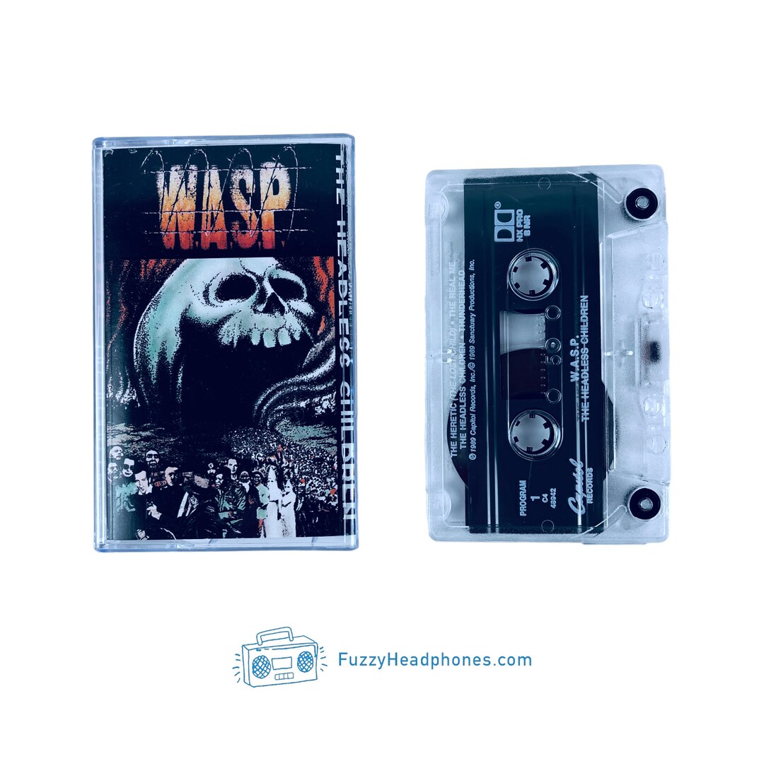 W.A.S.P. the Headless Children Cassette Tape 1989 the Heretic ...