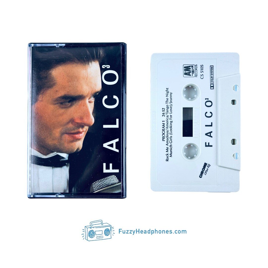 Falco 3 Cassette Tape 1985 Rock Me Amadeus, 80s Pop Rock Tested ...