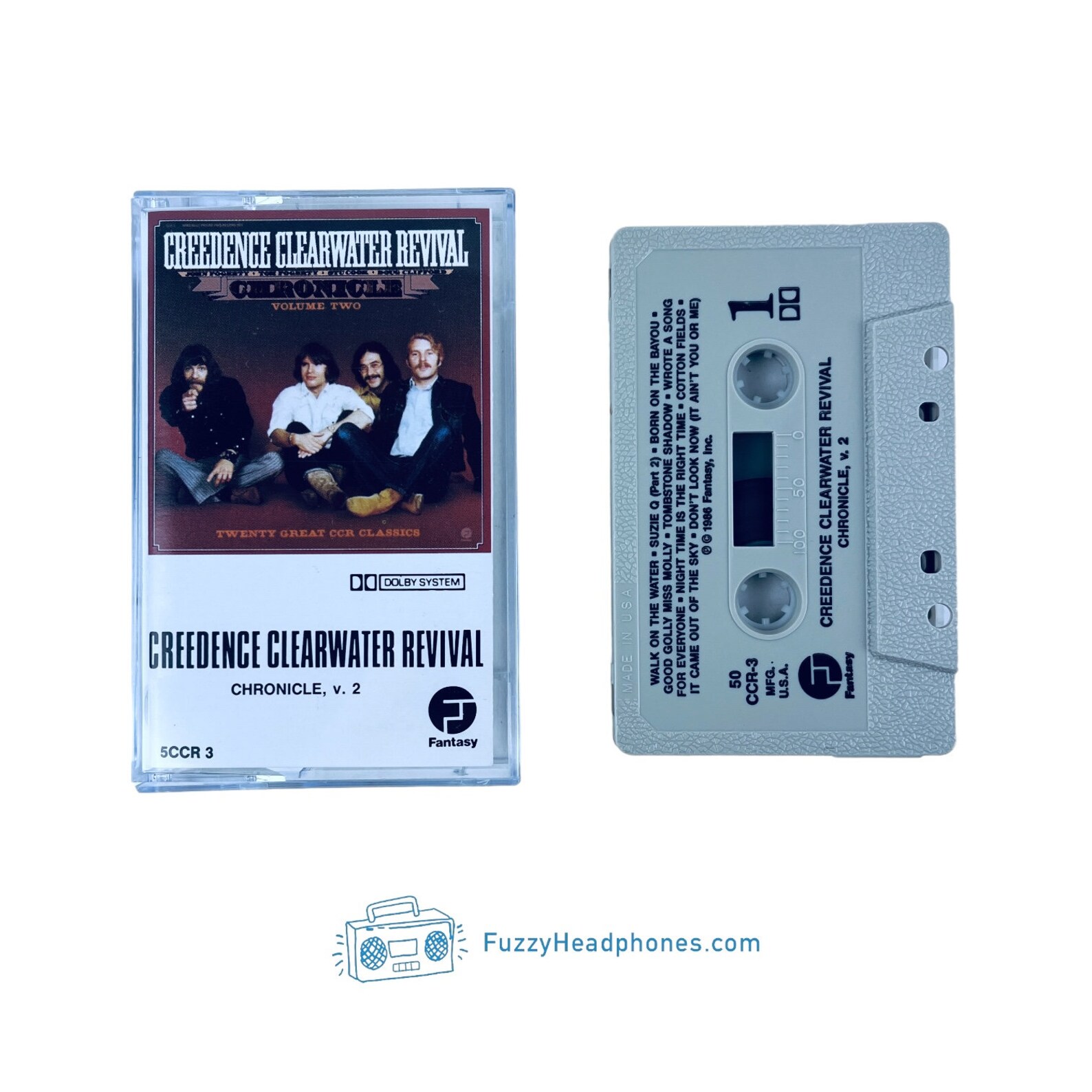 Creedence Clearwater Revival Chronicle Cassette Tapes Volumes 1 & 2 CCR ...