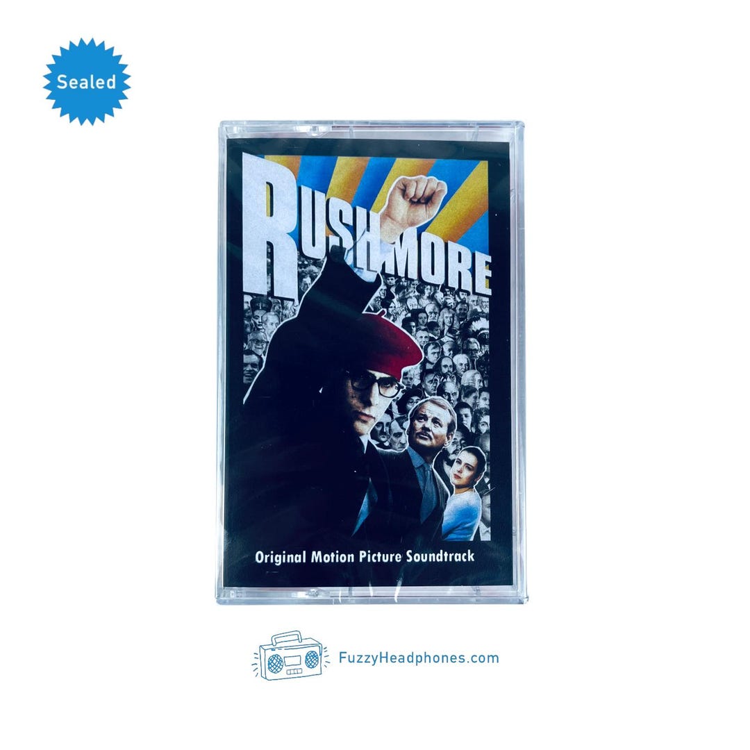 Rushmore Soundtrack Cassette Tape (2024) Wes Anderson Cult Classic ...