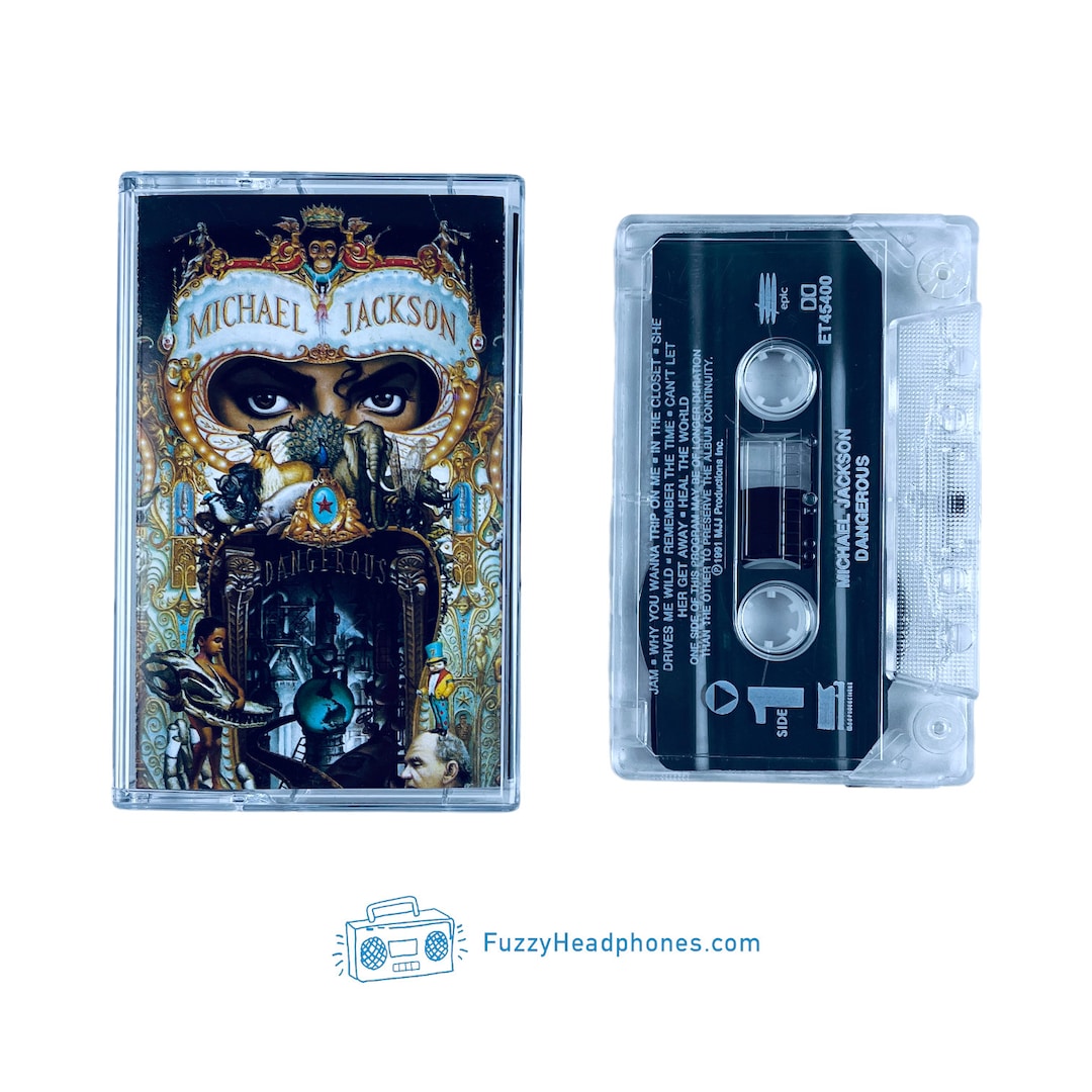 Michael Jackson Dangerous Cassette Tape 1991 in the Closet - Etsy