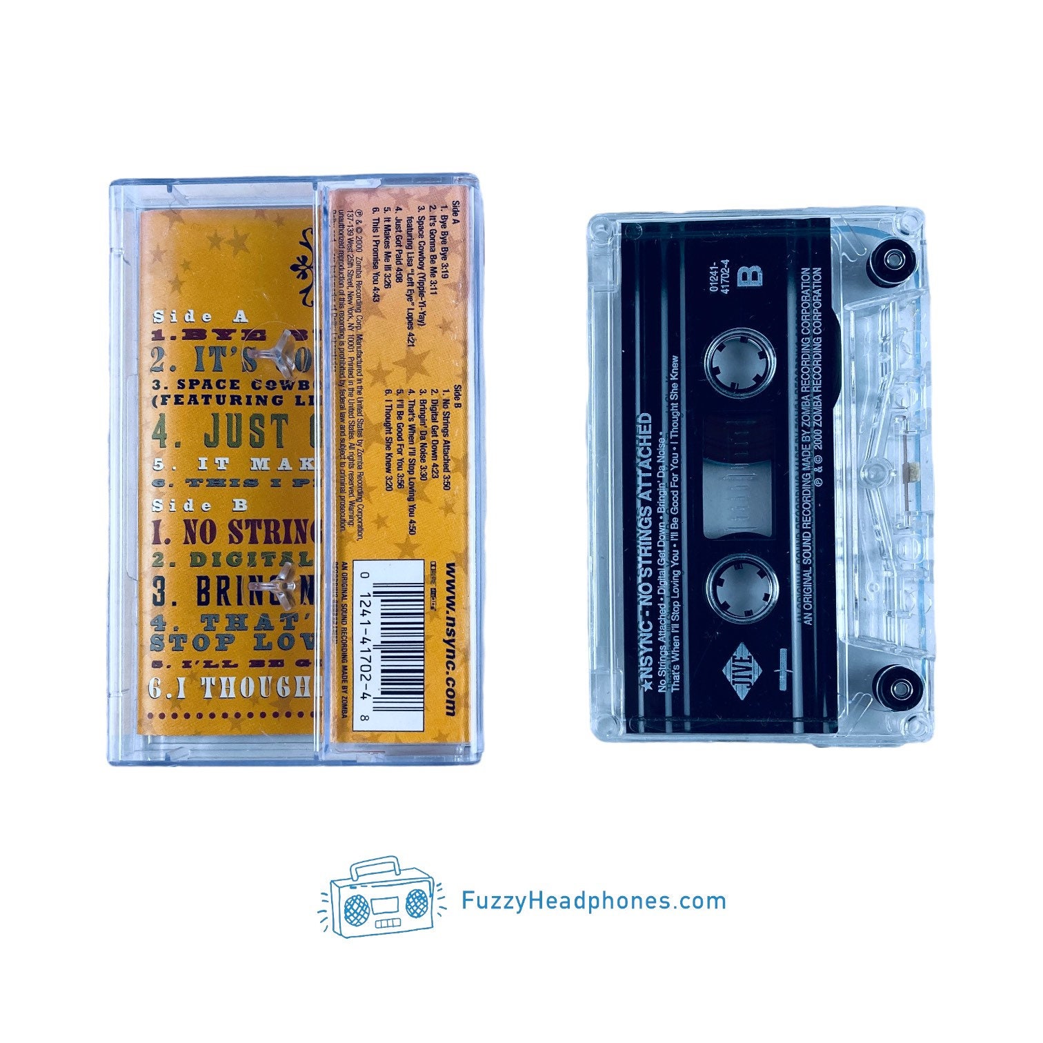 NSYNC No Strings Attached Cassette Tape 2000 Bye Bye Bye - Etsy