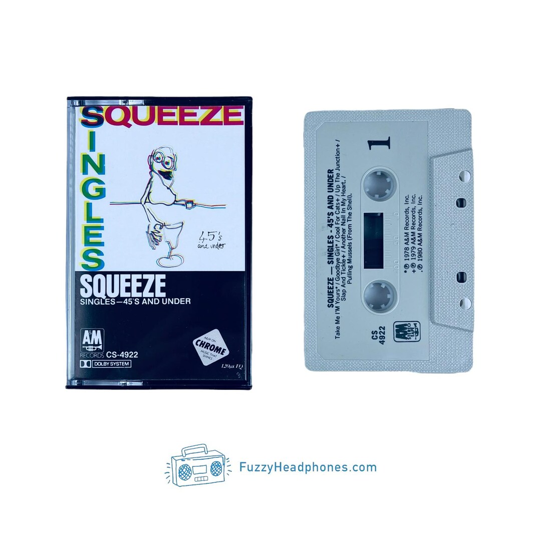 Squeeze - Singles 45's and Under Cassette Tape (1982) - Etsy