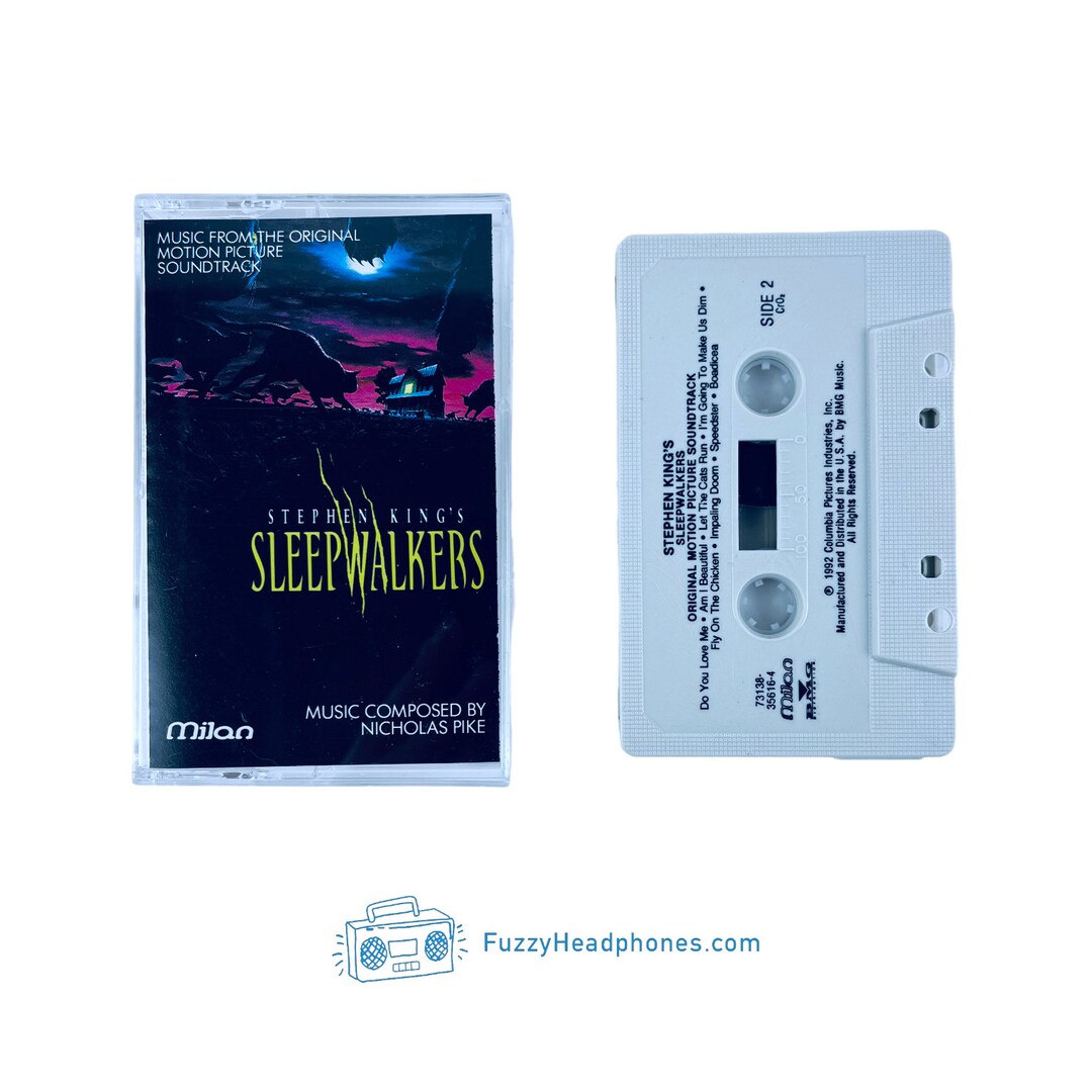 Sleepwalker's Soundtrack Cassette Tape (1992) Nicholas Pike, Stephen ...