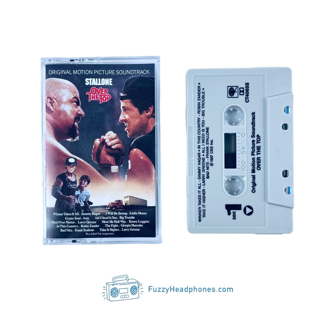 Over the Top Soundtrack Cassette Tape (1987) Sammy Hagar, Eddie Money ...