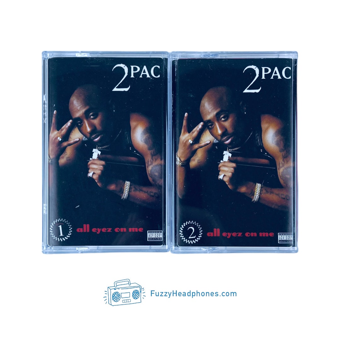 2pac All Eyez on Me Cassette Tape 1996 Ltd Ed. Red 2-tape - Etsy