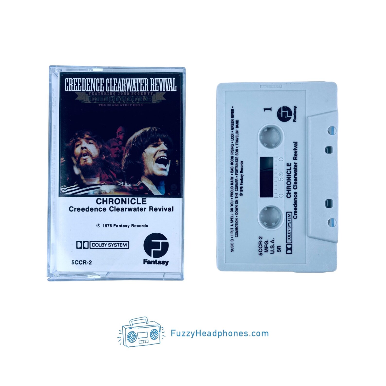 Creedence Clearwater Revival Chronicle Cassette Tapes Volumes 1 & 2 CCR ...