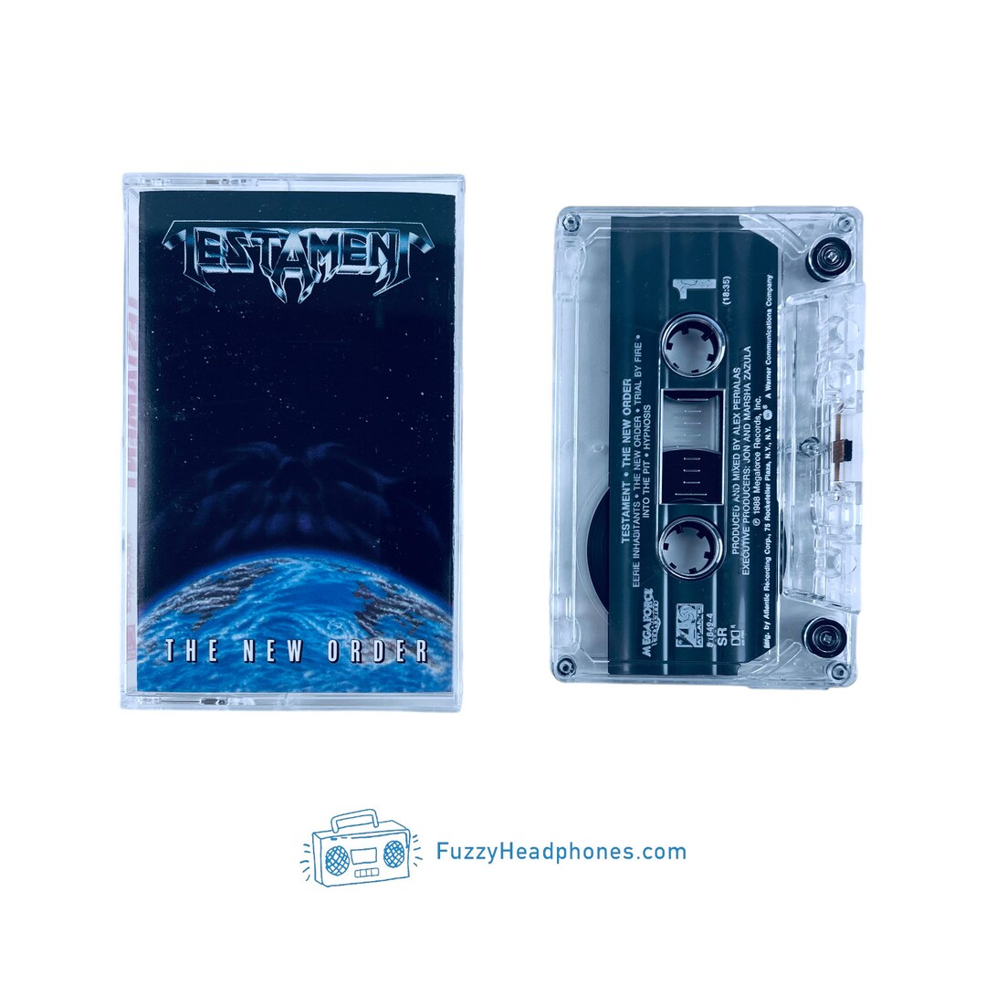 Testament the New Order Cassette Tape 1988 U.S. 1st Issue 80s Thrash ...
