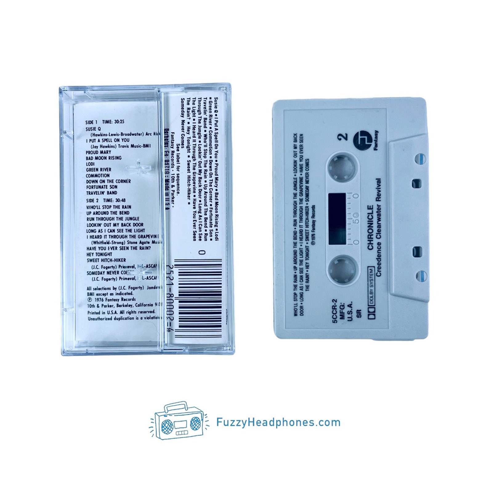 Creedence Clearwater Revival Chronicle Cassette Tapes Volumes 1 & 2 CCR ...