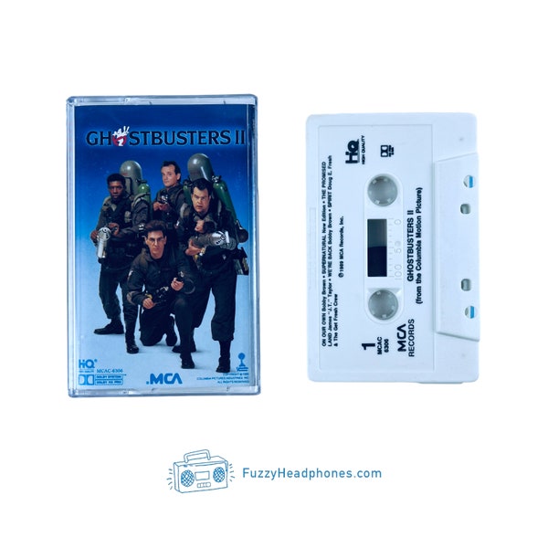 Ghostbusters Soundtrack Cassette Tape - Etsy