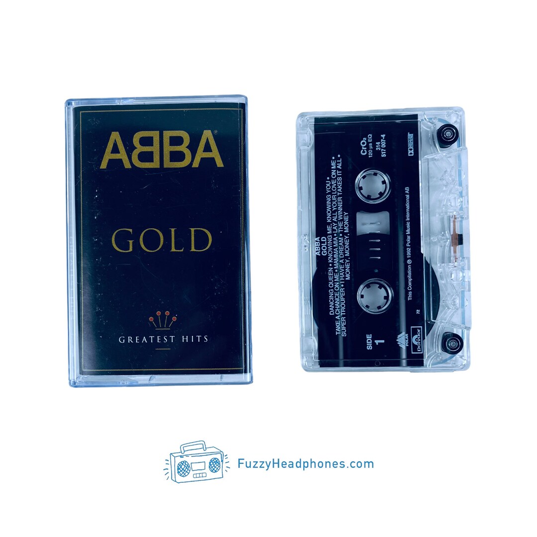 ABBA Gold Greatest Hits Cassette Tape 1992 Dancing Queen - Etsy