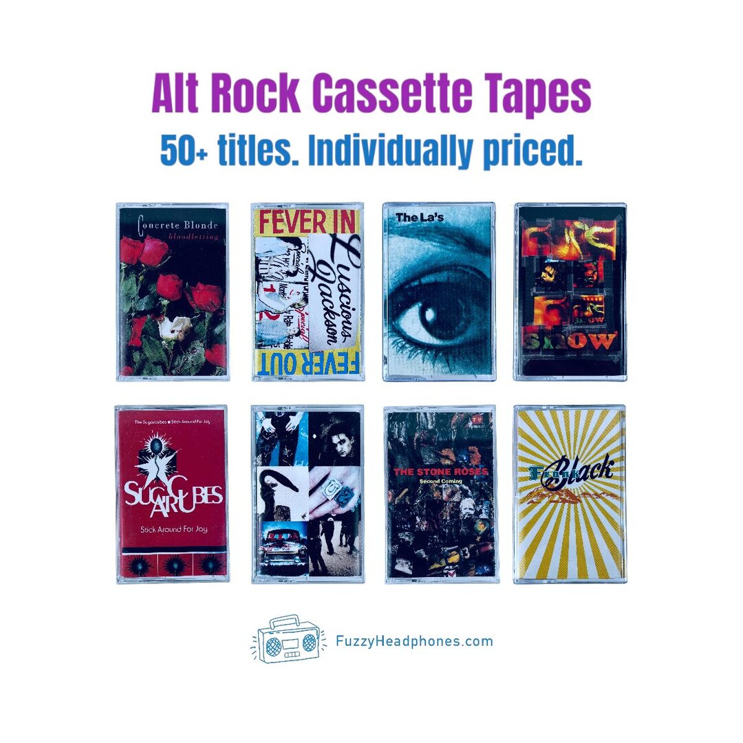 CASSETTE TAPES Alternative, Indie, 80s, 90s, Individually Priced, Build ...