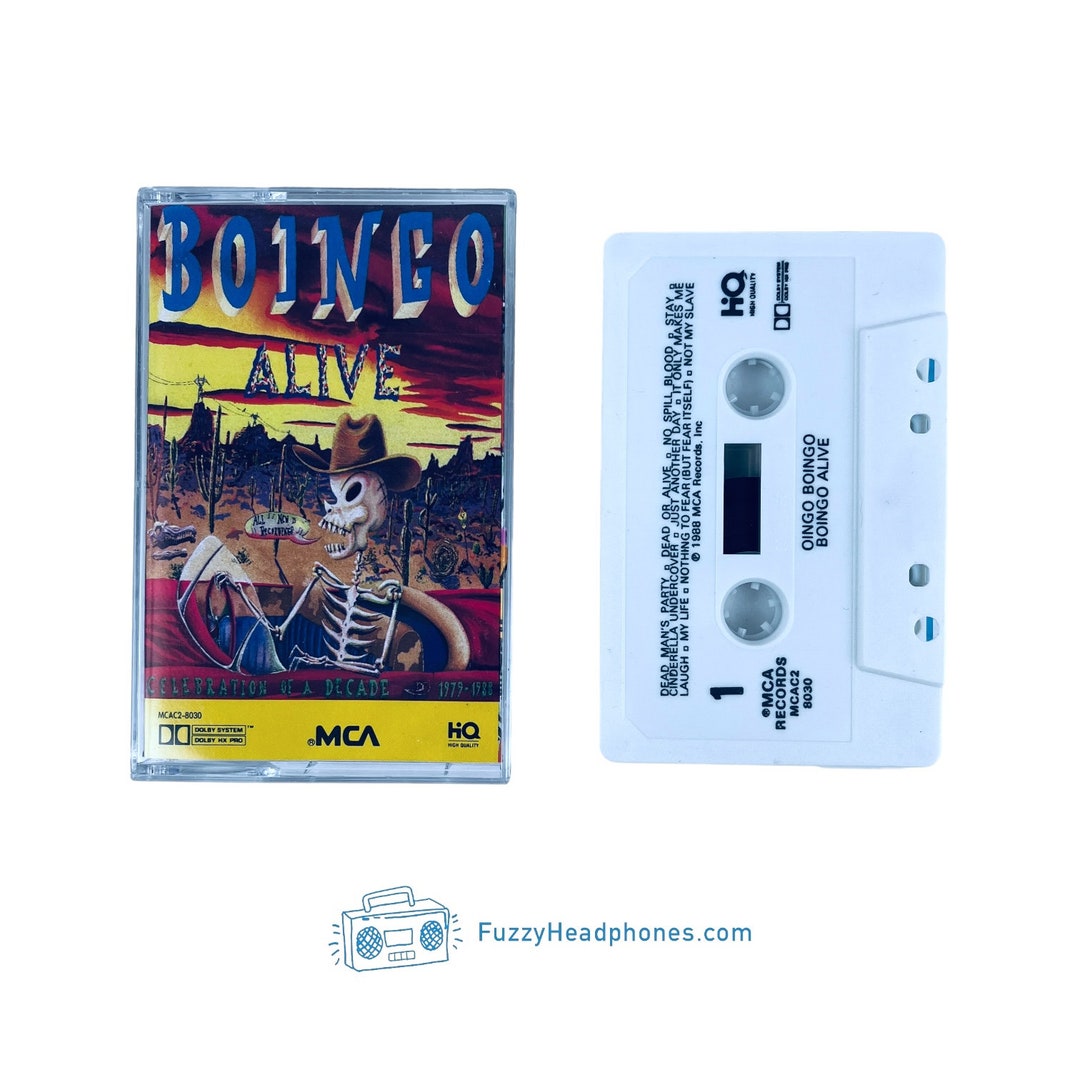 Oingo Boingo Boingo Alive Cassette Tape 1988 Dead Man's Party, Just ...