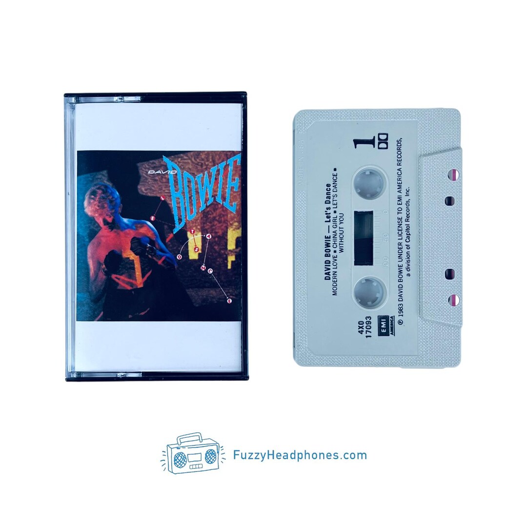 David Bowie Let's Dance Cassette Tape 1983 Modern Love, China Girl ...