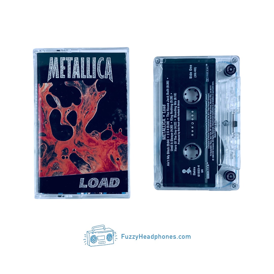 Metallica Load Cassette Tape 1996 Until It Sleeps, Poor Twisted Me ...