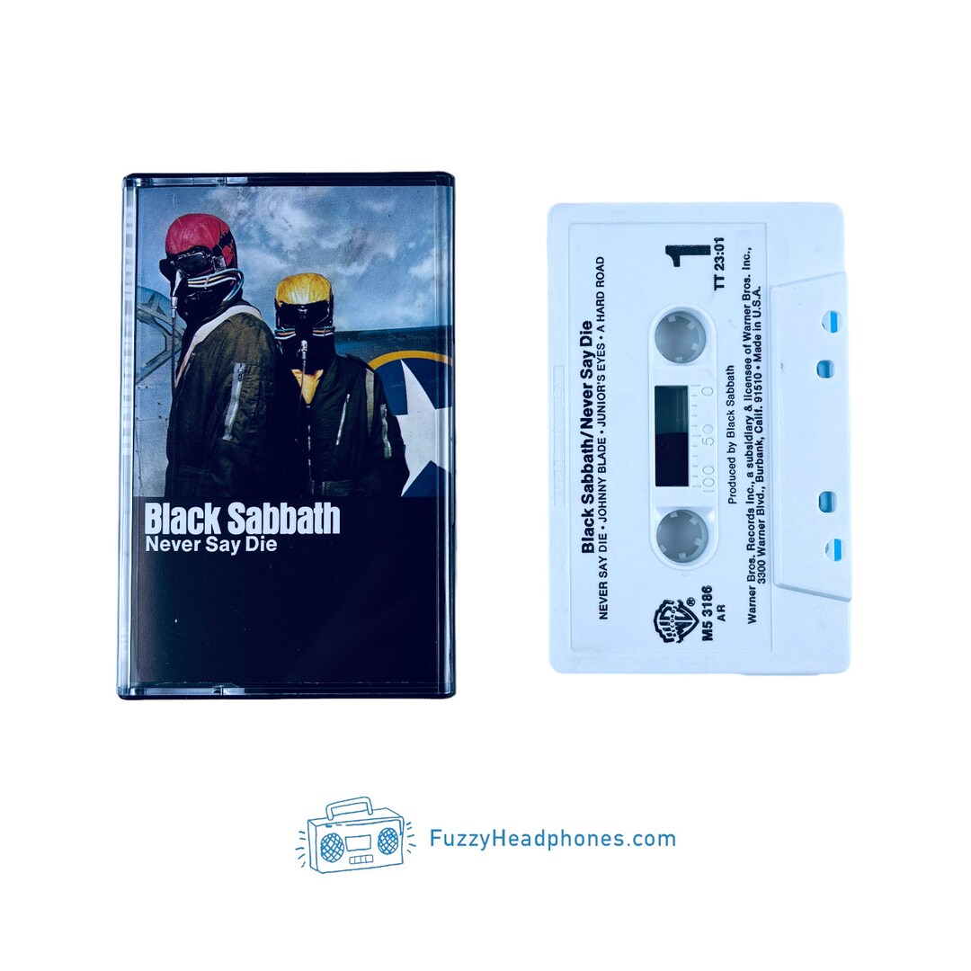 Black Sabbath Never Say Die Cassette Tape 1978 Shock Wave, Breakout ...