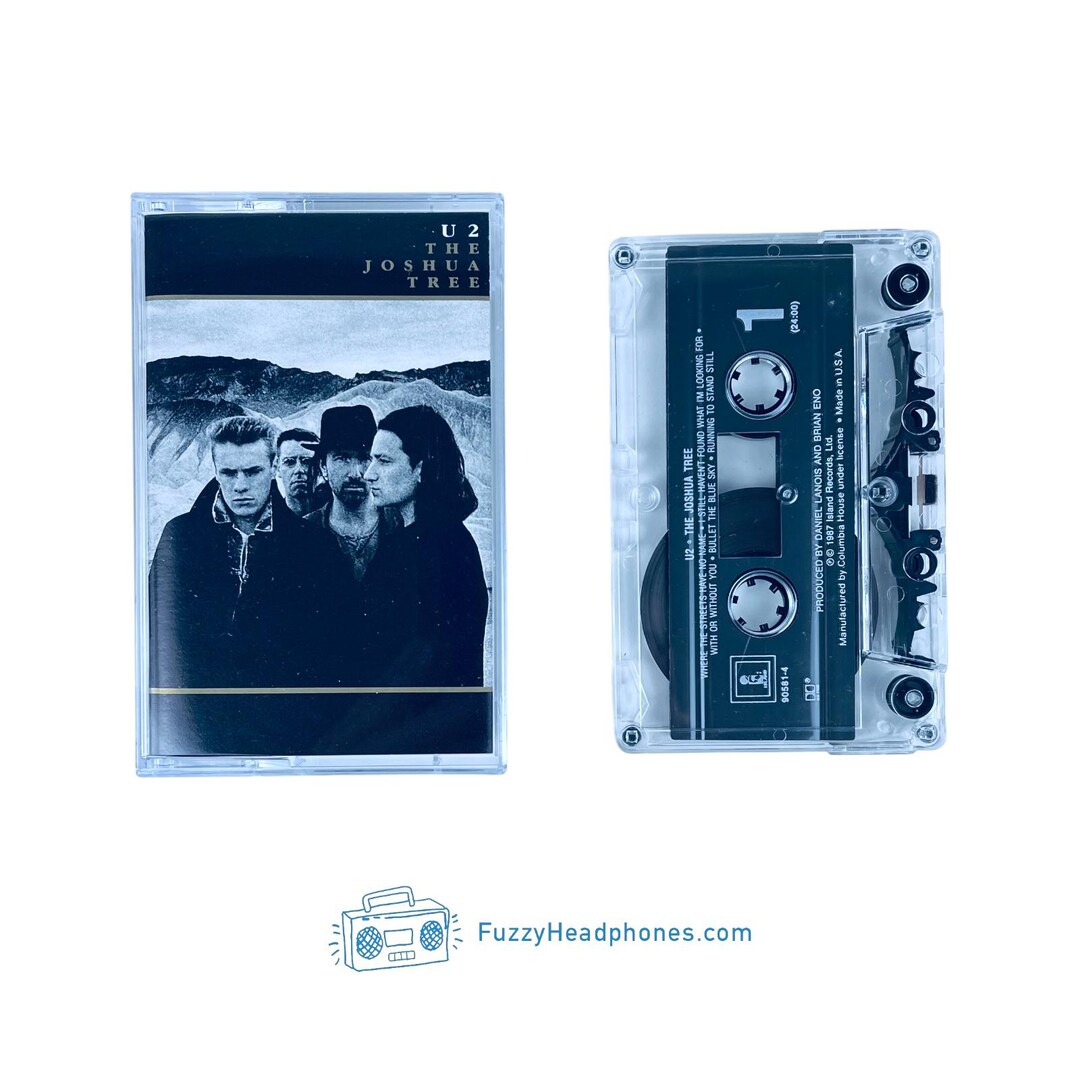 U2 - the Joshua Tree Cassette Tape (1987) With or Without You, Still ...