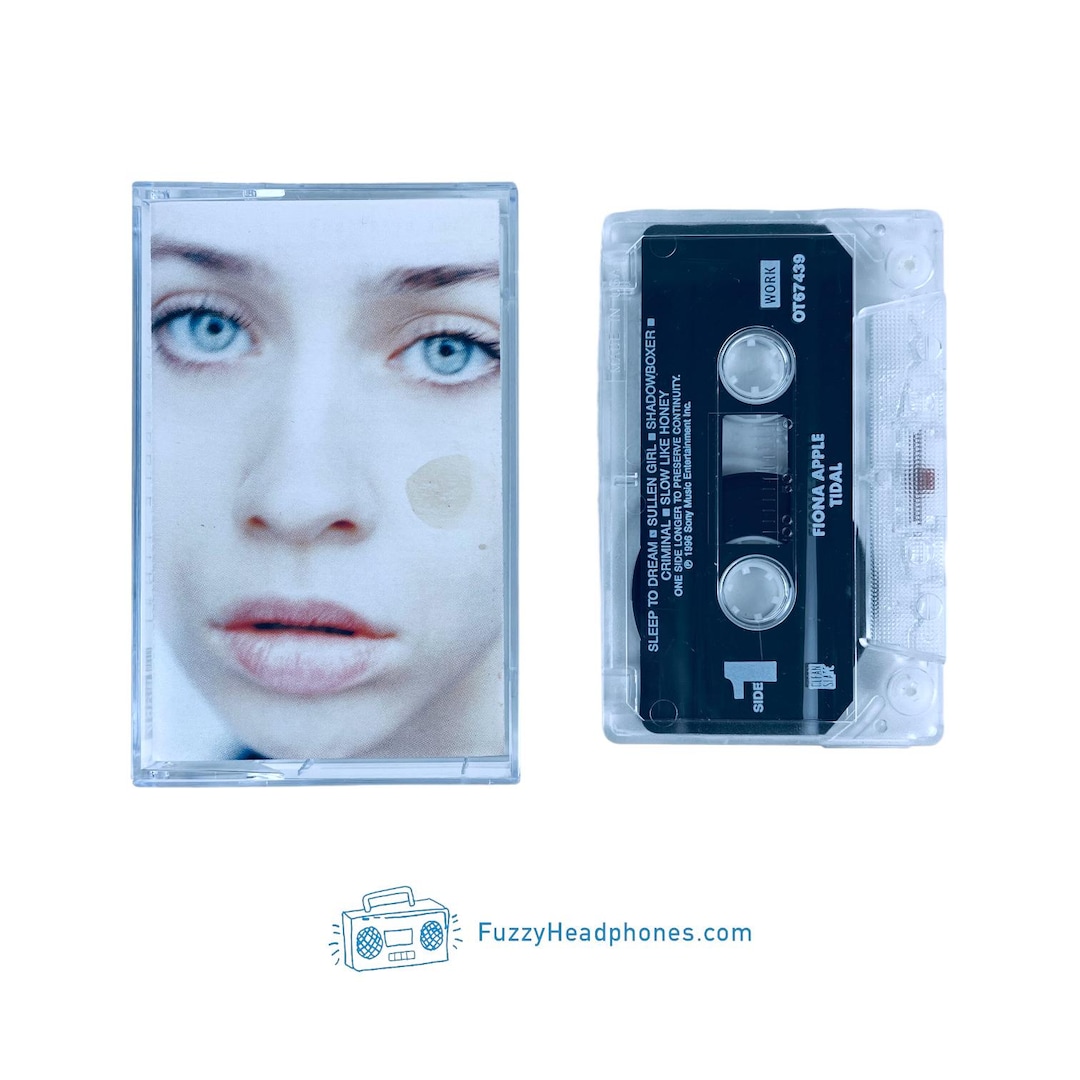 Fiona Apple Tidal Cassette Tape 1996 Shadowboxer, Criminal, Sleep to Dream, Debut Album 90s ...