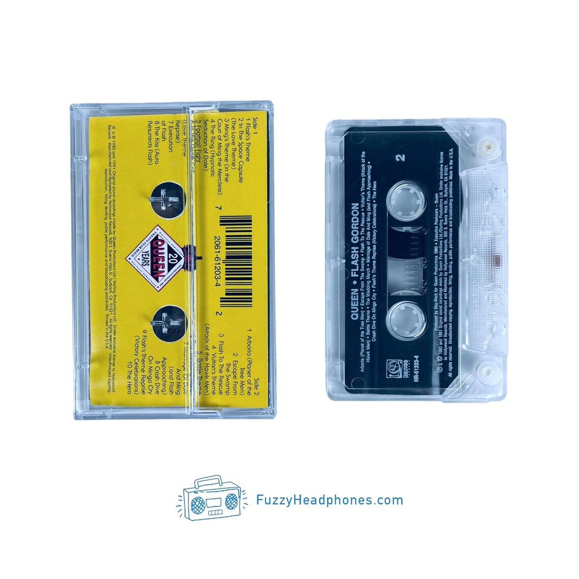 Flash Gordon Soundtrack Cassette Tape (1980) Queen - Etsy