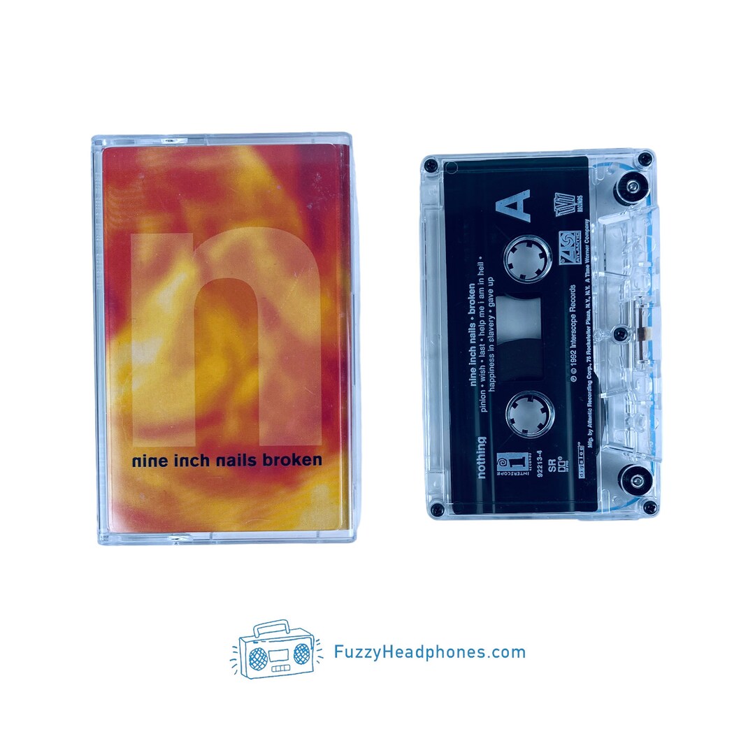 Nine Inch Nails Broken Cassette Tape 1992 NIN, Trent Reznor, 90s ...