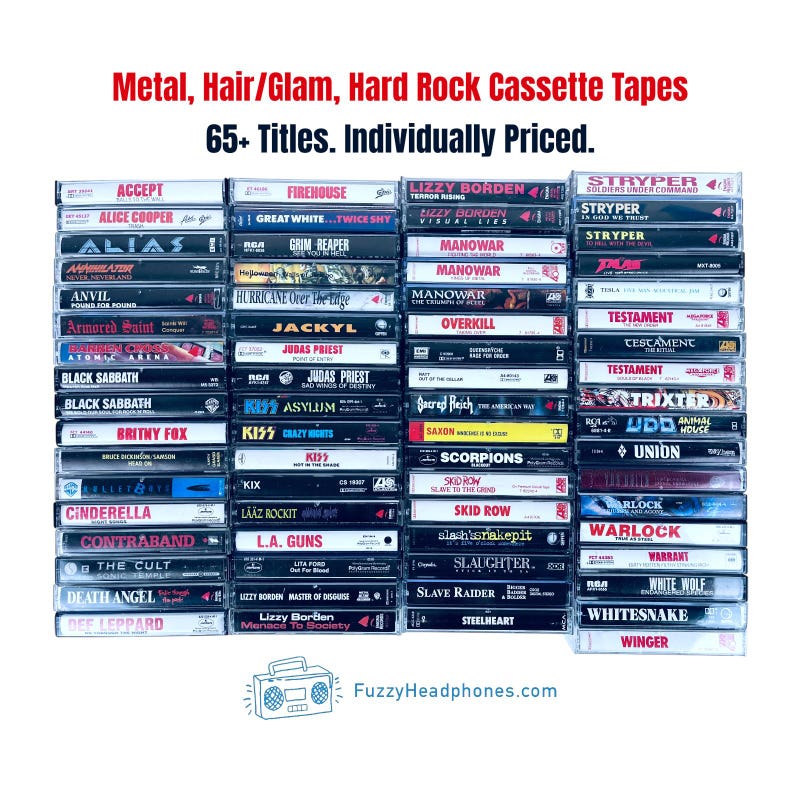 90’s Metal Cassette Tapes - Etsy