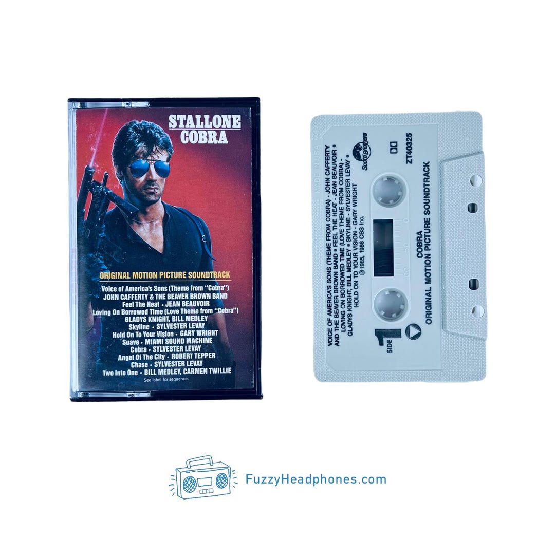 Cobra Soundtrack Cassette Tape 1986 Sylvester Stallone Tested ...