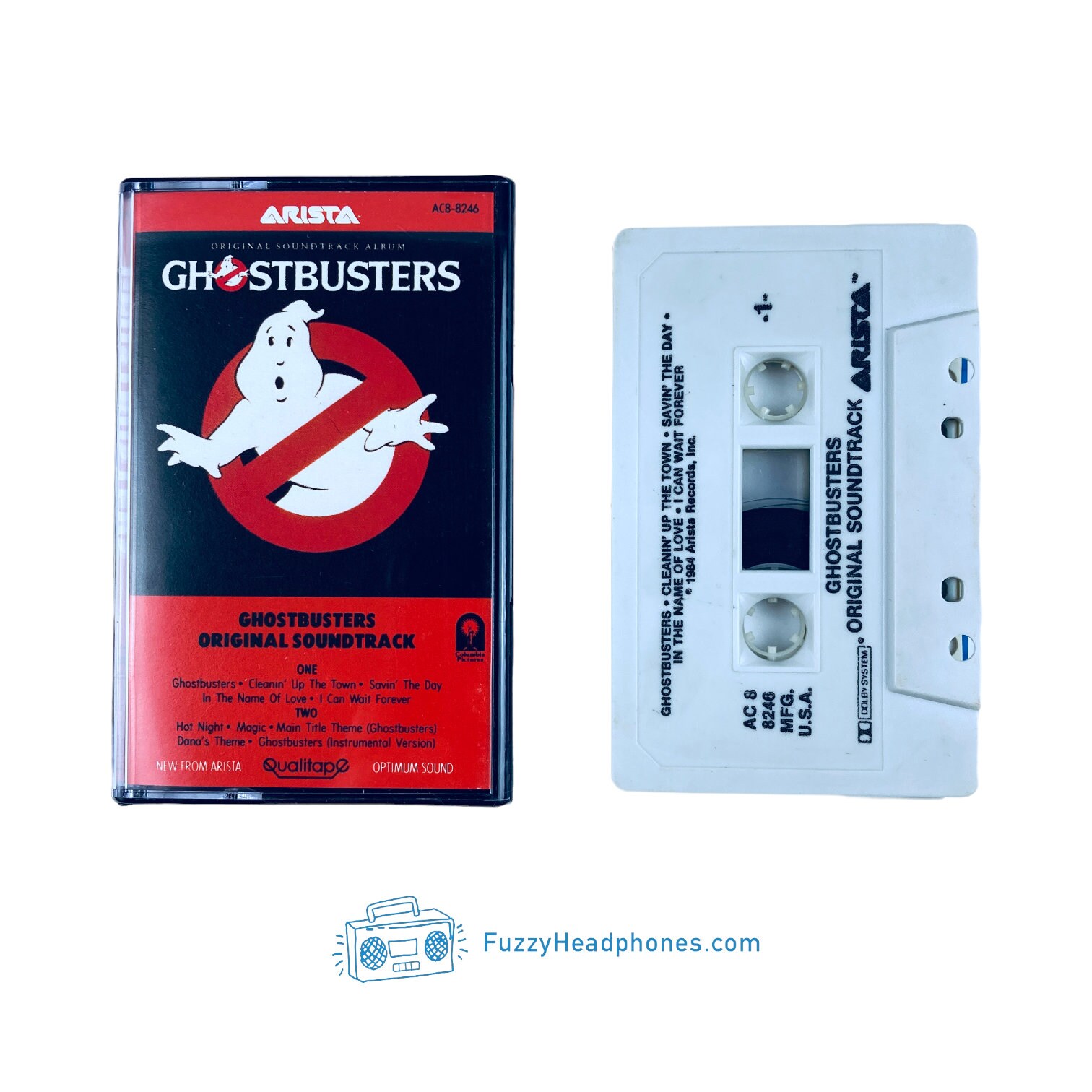 Ghostbusters Soundtrack Cassette Tape 1984 Ray Parker Jr. - Etsy