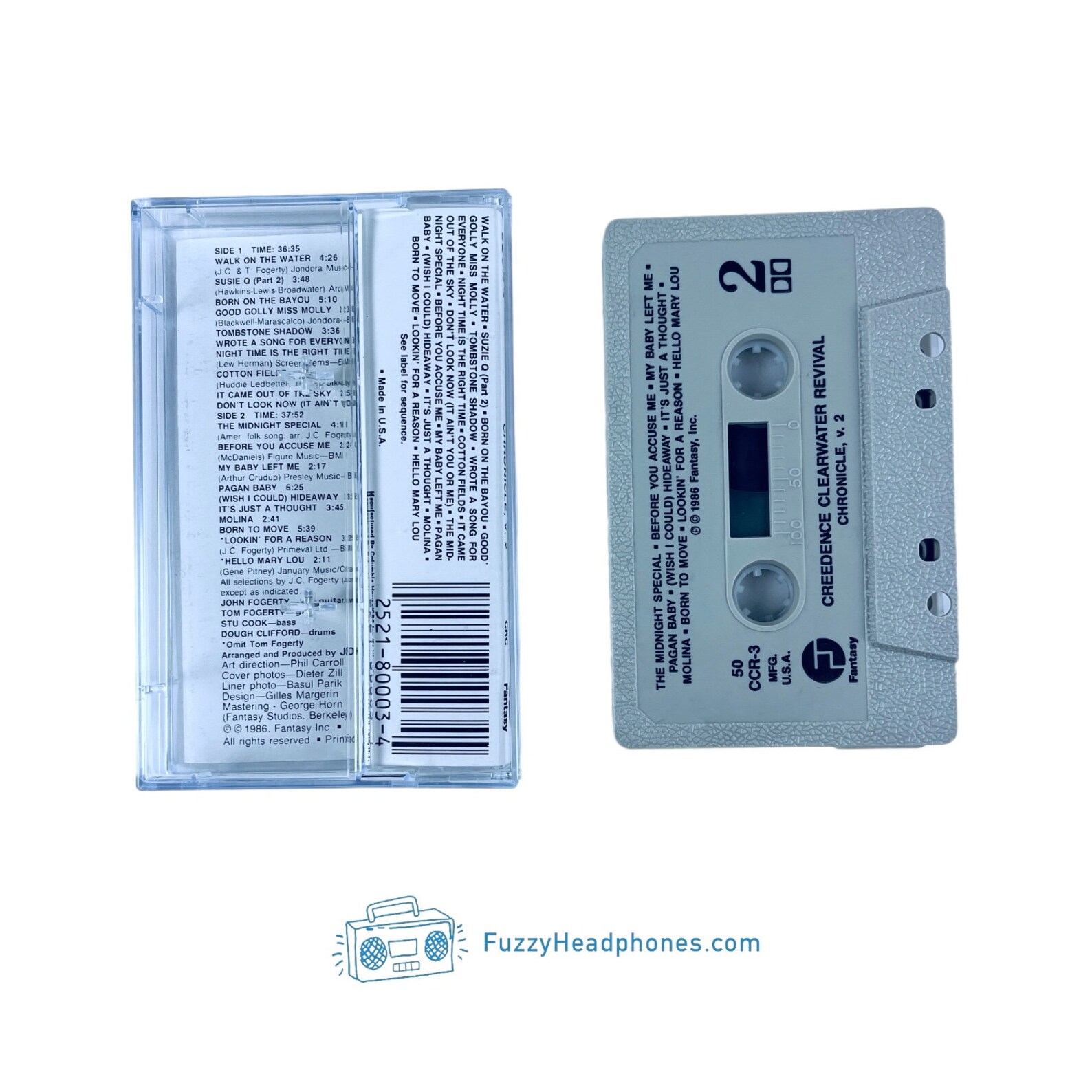Creedence Clearwater Revival Chronicle Cassette Tapes Volumes 1 & 2 CCR ...