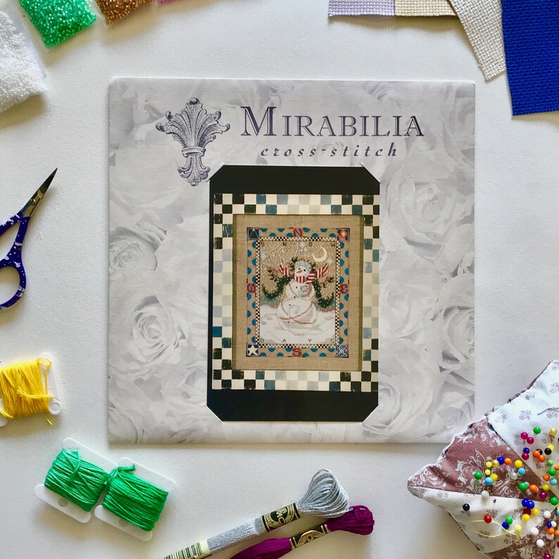 029 Mirabilia Cross Stitch Pattern Snow Days OOP - Etsy