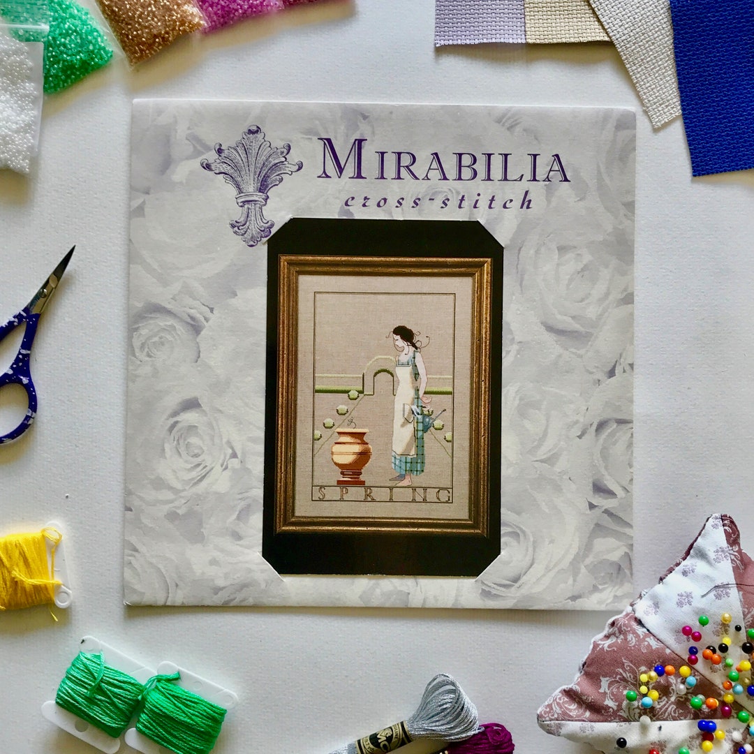 053 Mirabilia Cross Stitch Spring in My Garden - Etsy