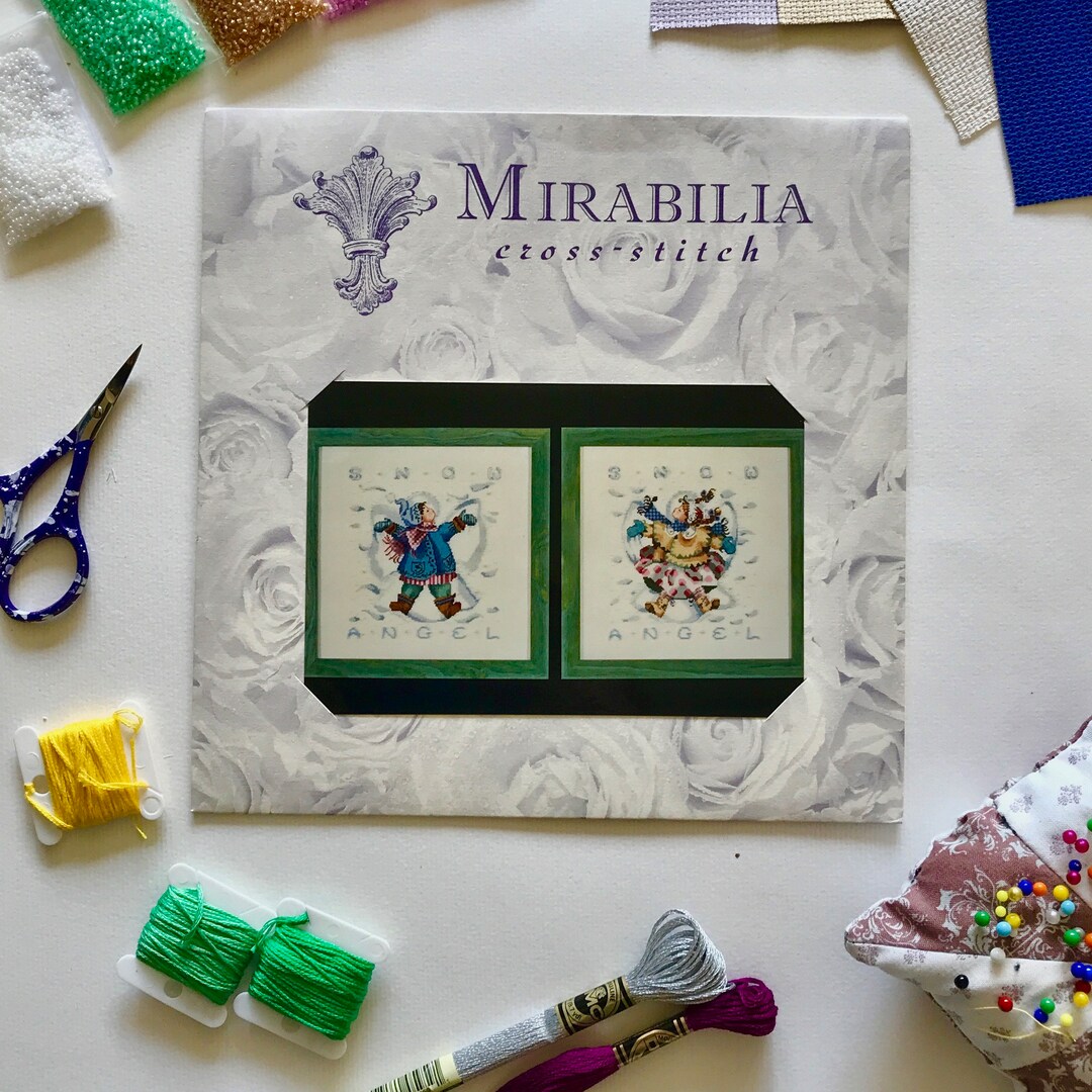 031 Mirabilia Cross Stitch Pattern Giggles in the Snow - Etsy