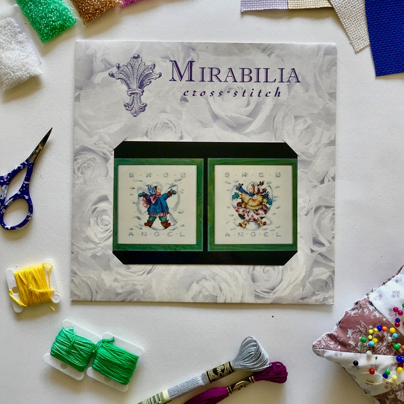 031 Mirabilia Cross Stitch Pattern Giggles in the Snow - Etsy