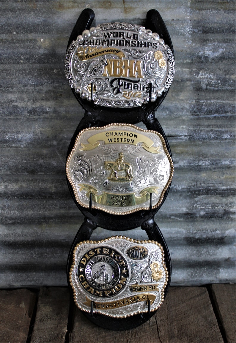 Vertical Belt Buckle Display 3-10 Buckles - Etsy