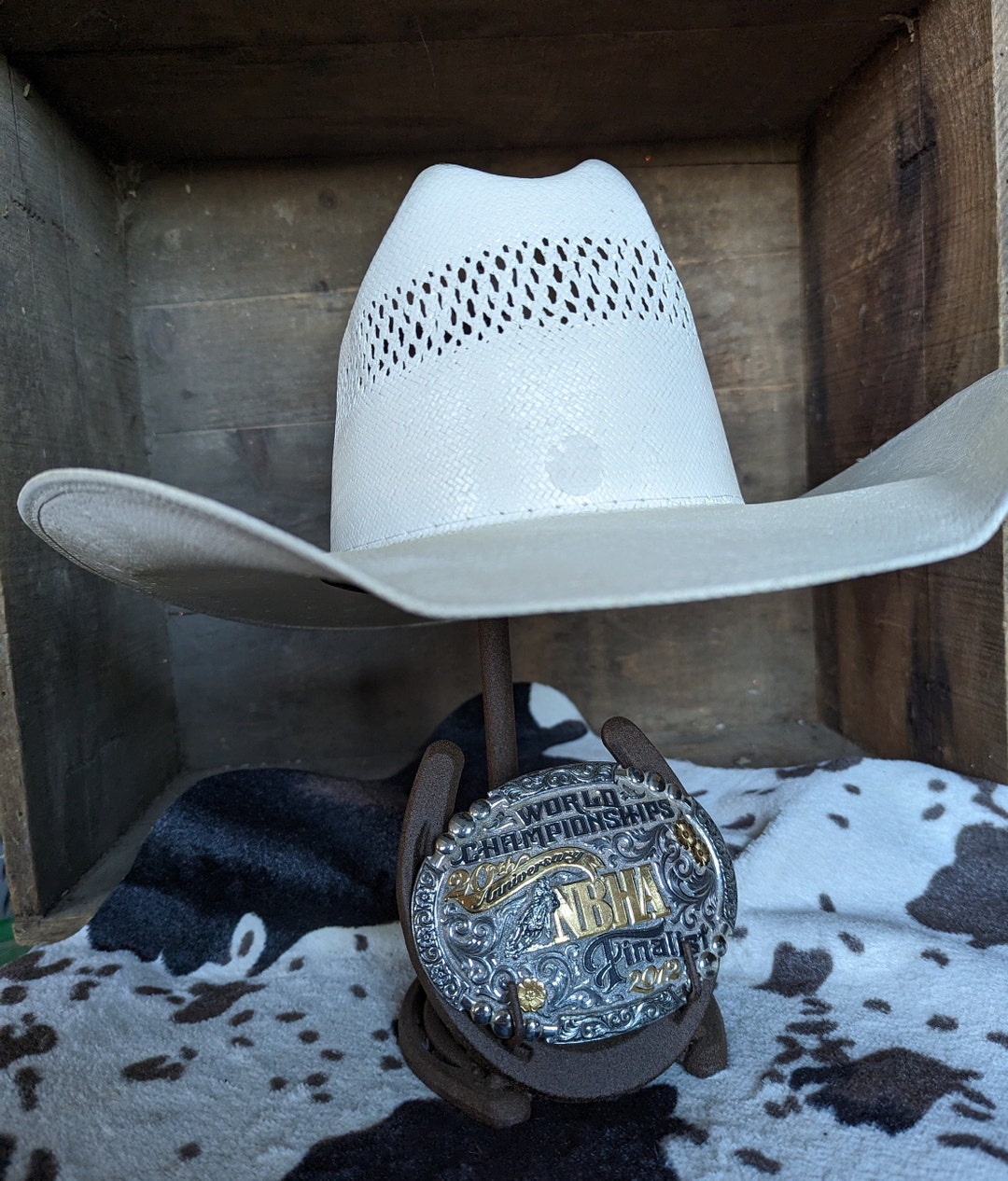 Cowboy Hat and Belt Buckle Stand/holder/display - Etsy