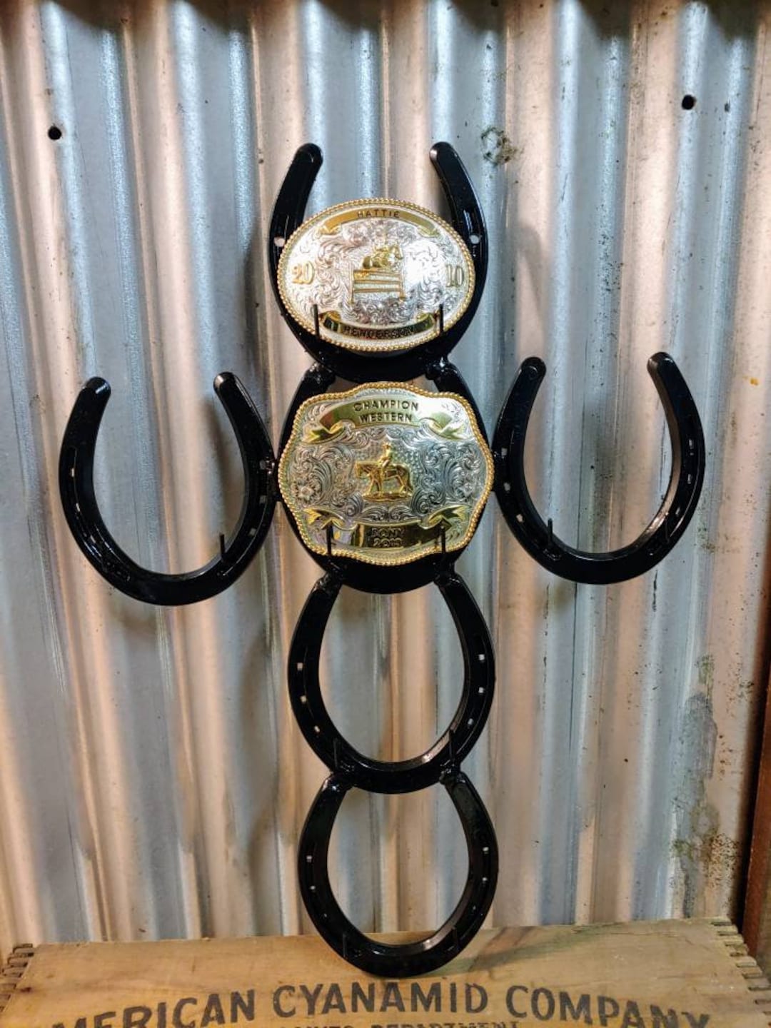 Western Cross Belt Buckle Display - Etsy