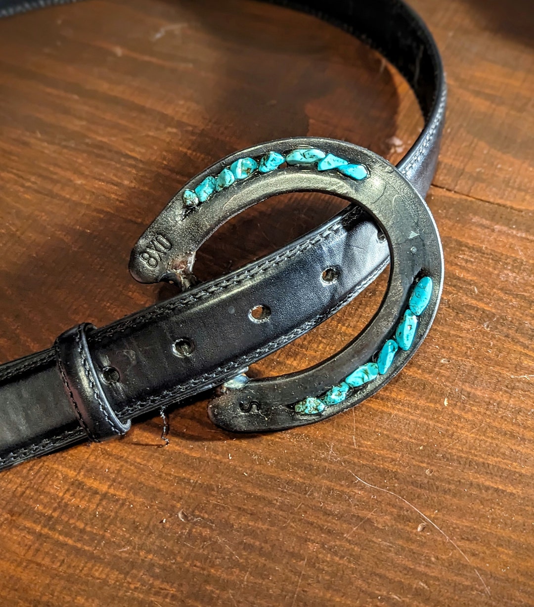 Authentic Horse Shoe Belt Buckle - Etsy