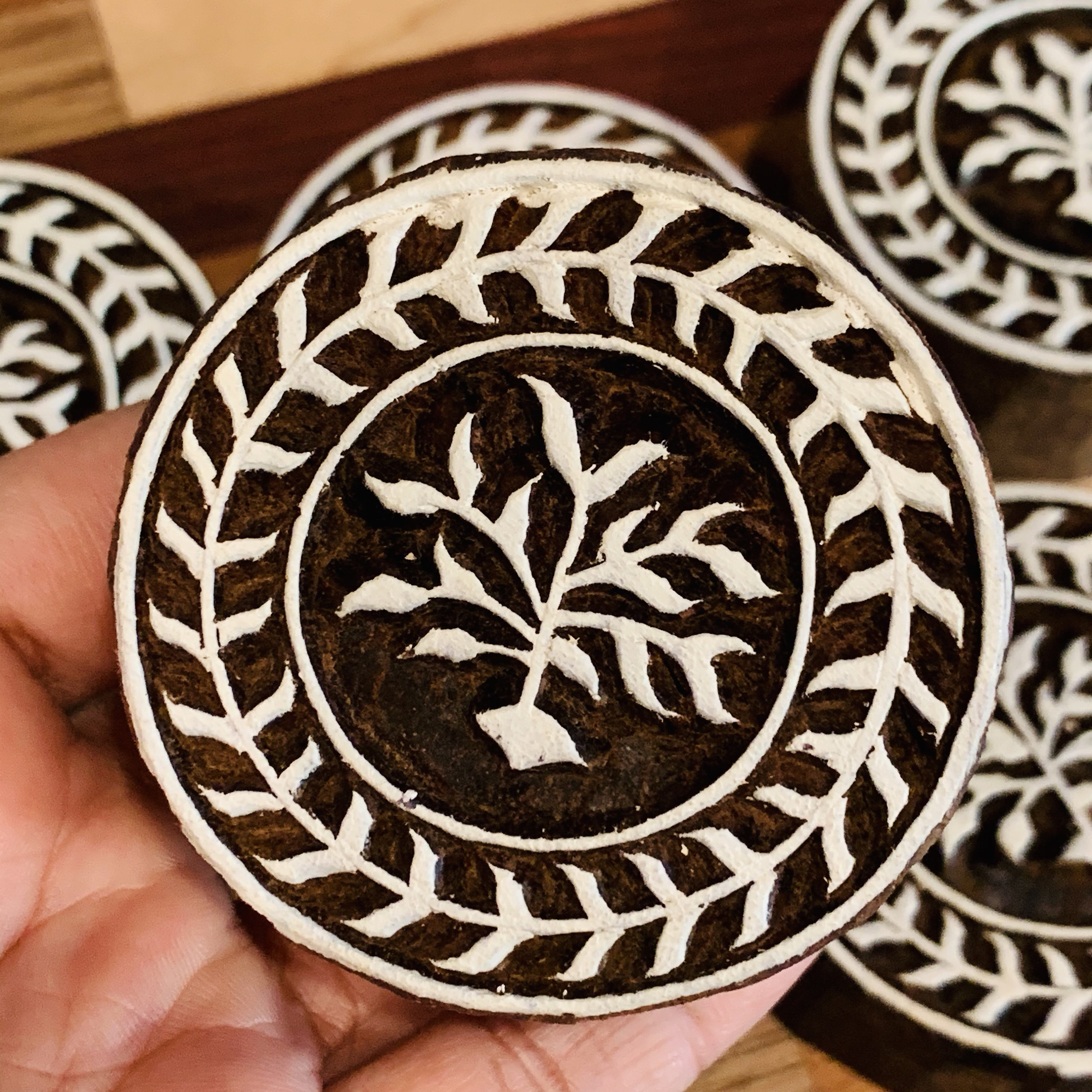 Ronde Patroon Stempel Hout Stempels voor Aardewerk Hand | Etsy